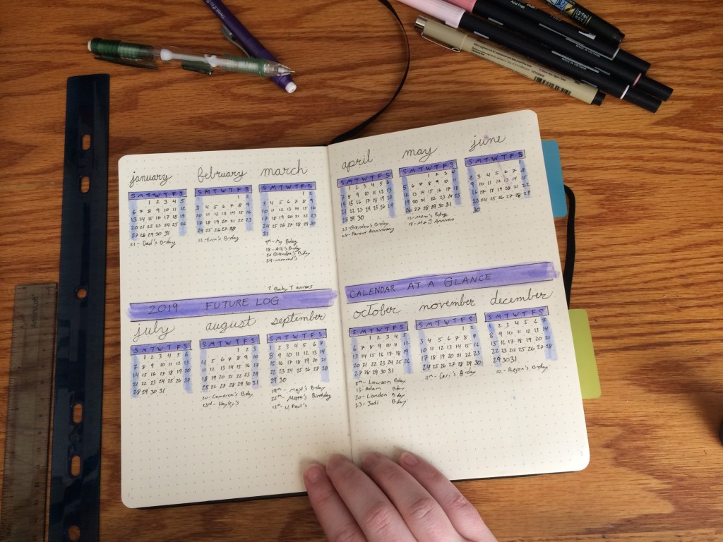 Bullet Journal 2019: January Review and February Setup – The Dawdling ...